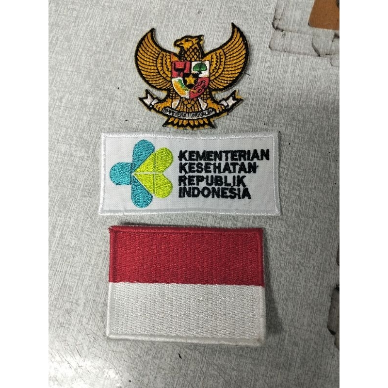 Jual bed emblem KEMENKES bordir | Shopee Indonesia