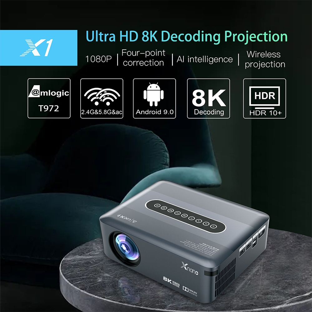 Jual Mini Proyektor Portable Android Full HD 1080P XNANO X1 / Proyektor ...
