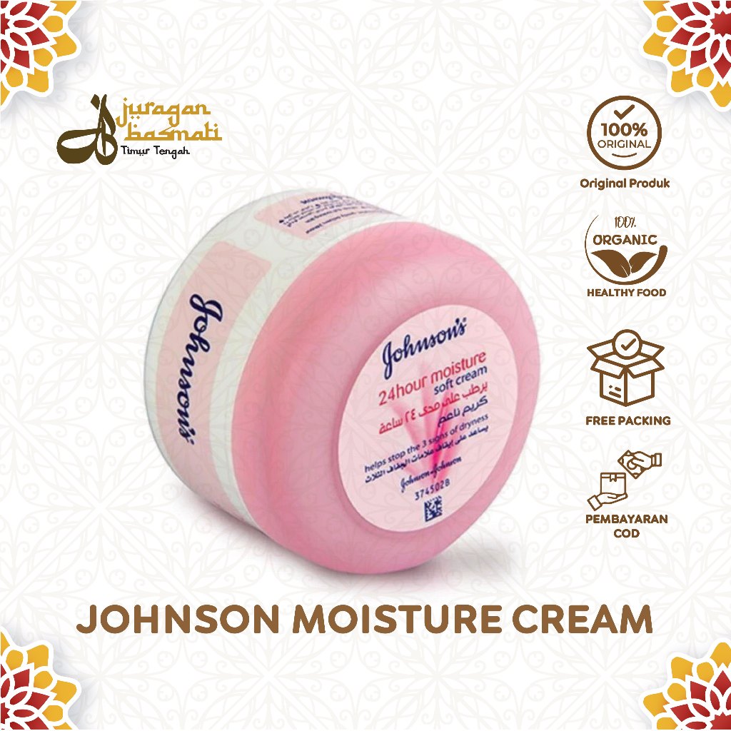 Jual Johnson’s 24 Hour Moisture soft cream 200ml | Shopee Indonesia