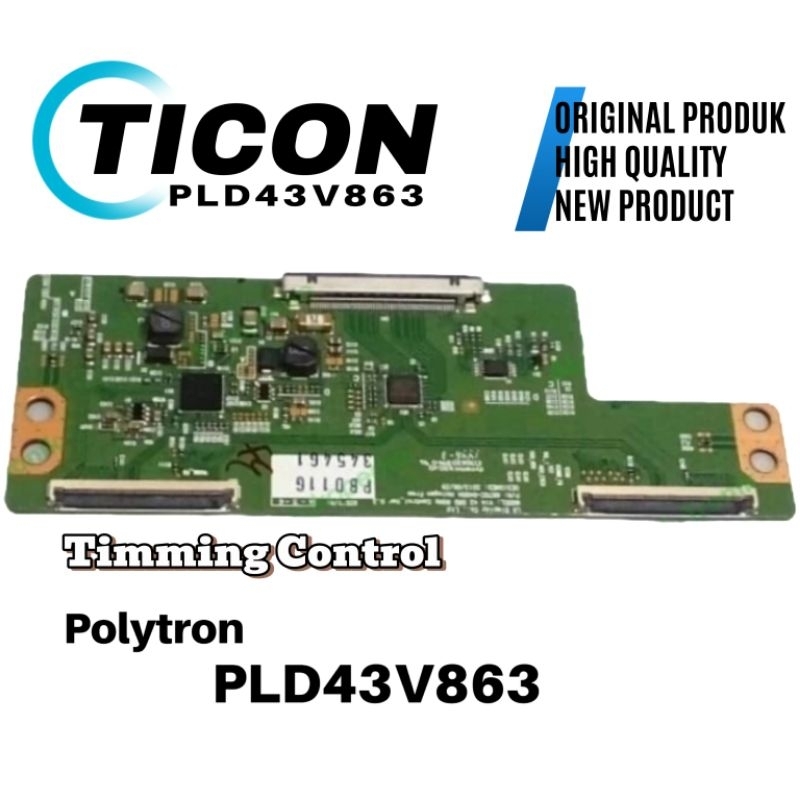 Jual POLYTRON PLD43V863 TCON Board Timming Control Televisi LED ...