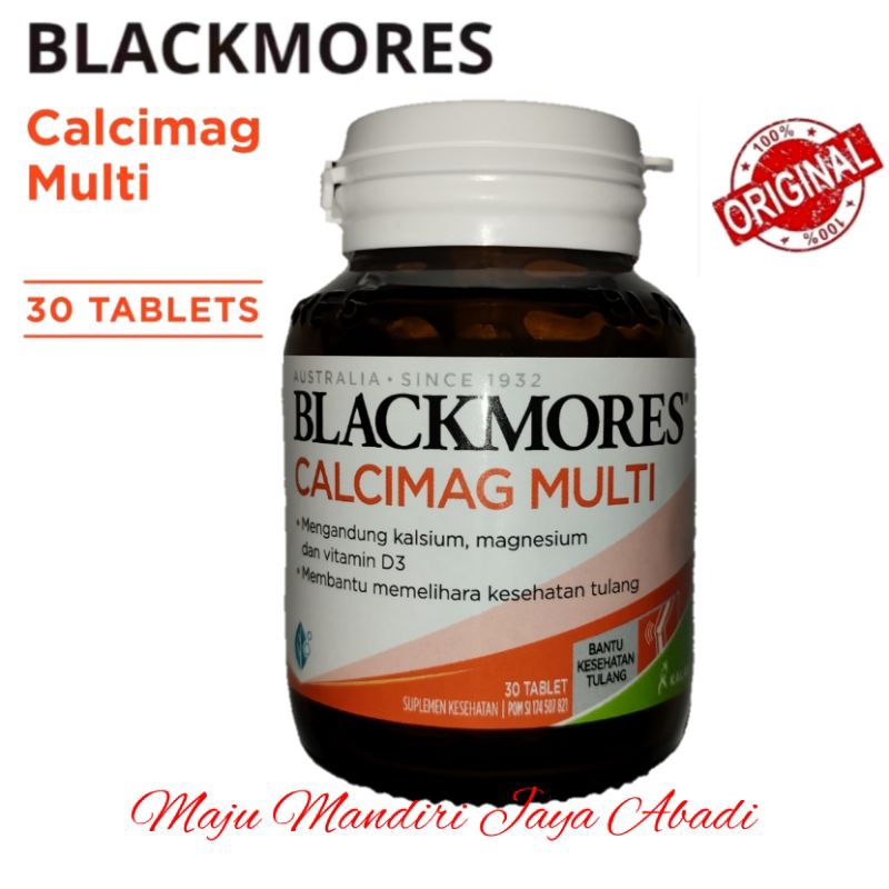 Jual Blackmores Calcimag Multi 30 Tablet Vitamin Tulang | Shopee Indonesia