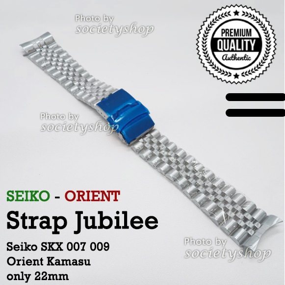 Jual Jubilee STRAP Rantai Jam Tangan Seiko Orient Kamasu 22mm SKX 007 ...