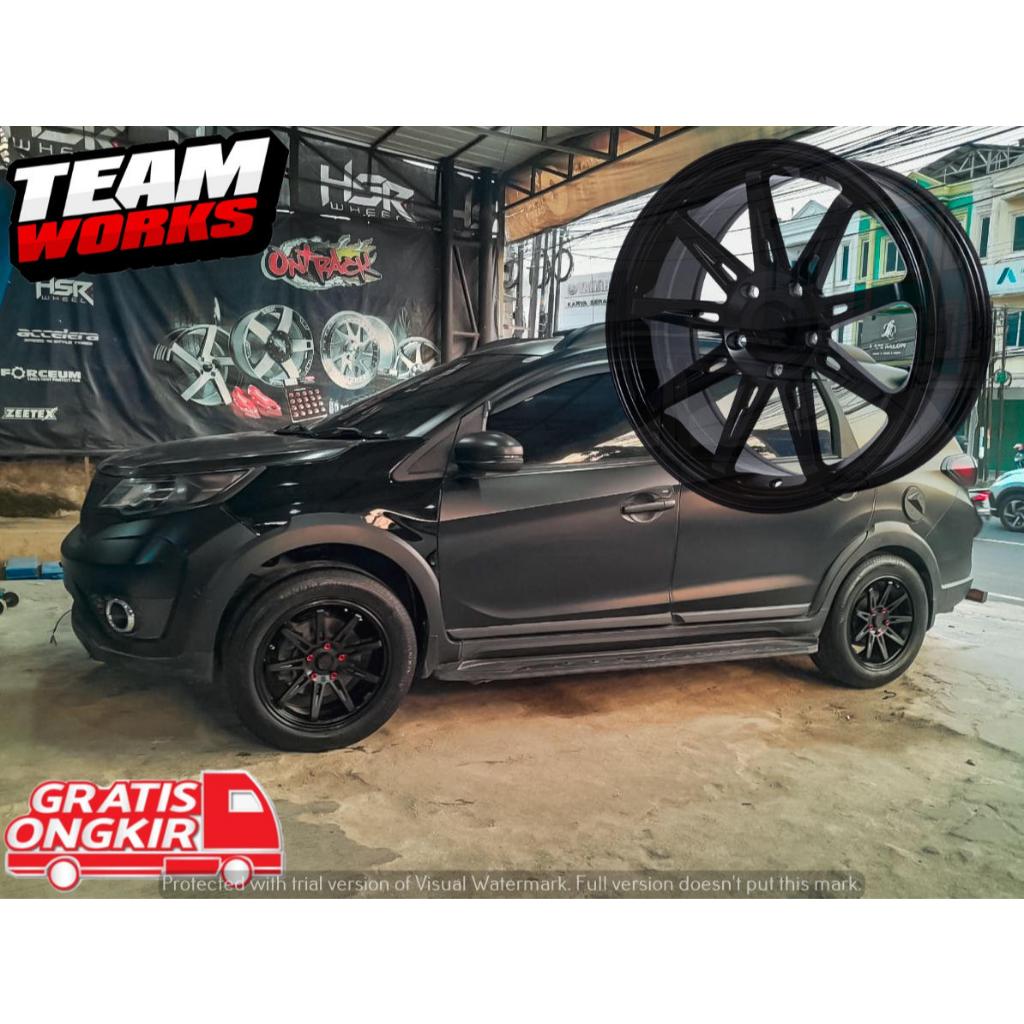 Jual VELG RACING MOBIL TERIOS RUSH VELOZ NEW HSR TIKALA 9004 R17 LEBAR 75 HOLE5X114,3 ET40 BLACK ...