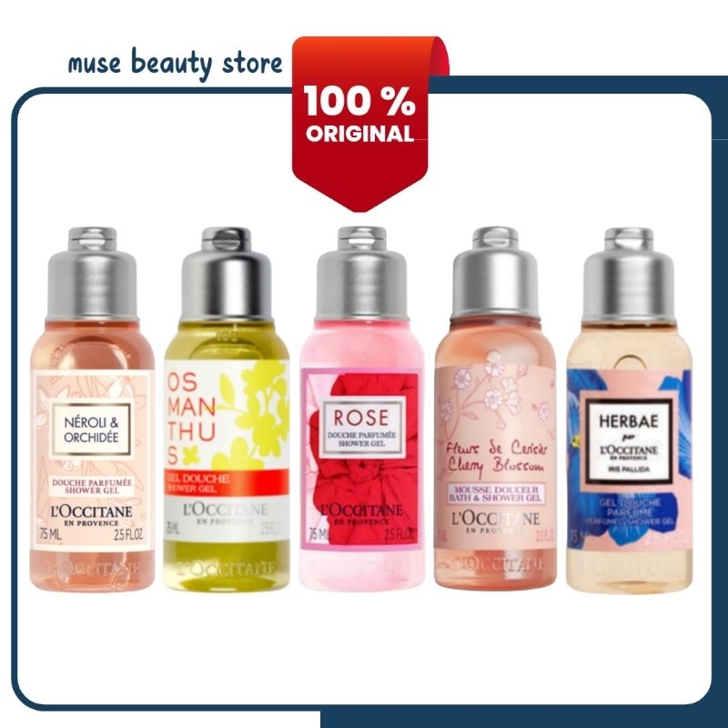 Jual [ LOCCITANE ] SHOWER GEL - 75ML SHOWER OIL BODY & BATH | Shopee Indonesia