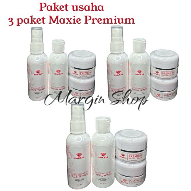 Jual 3 PAKET MAXIE SKINCARE FREE MEMBER (pict ID CARD) | Shopee Indonesia