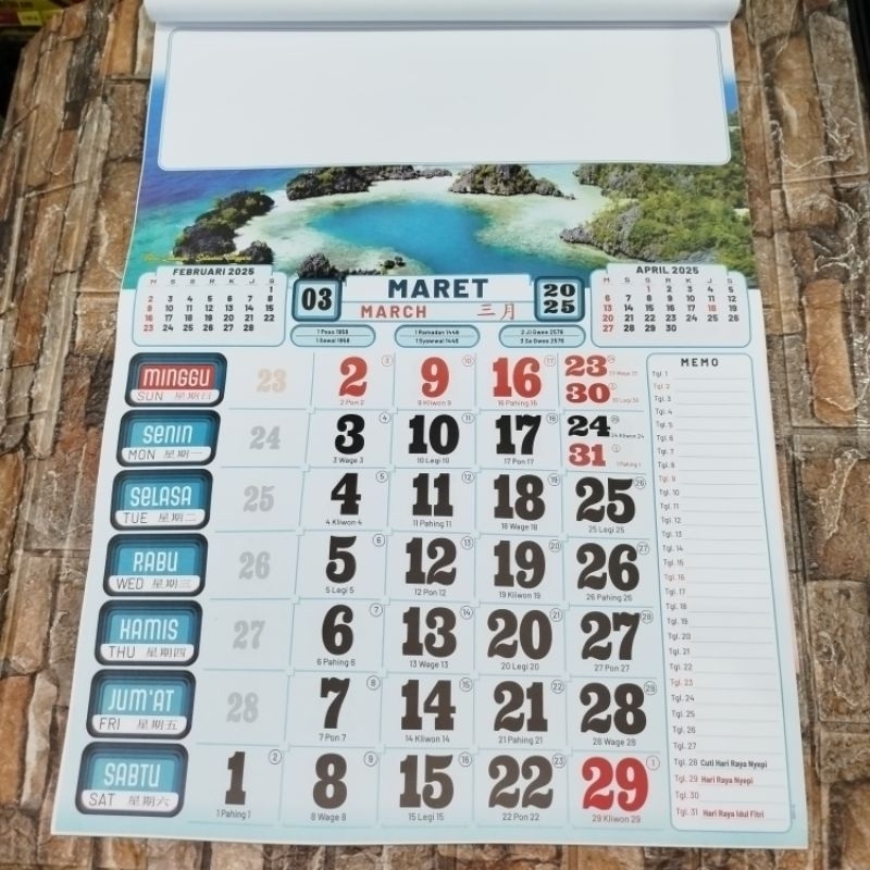 Jual KALENDER KERJA JUMBO WARNA TAHUN 2025 | Shopee Indonesia Jual KALENDER KERJA JUMBO WARNA TAHUN 2025 | Shopee Indonesia