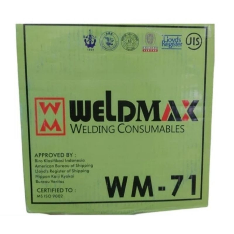 Jual Kawat Las Weldmax WM71 E71T-I AWS A5-36|15KG dia 1,2MM|1,6MM ...