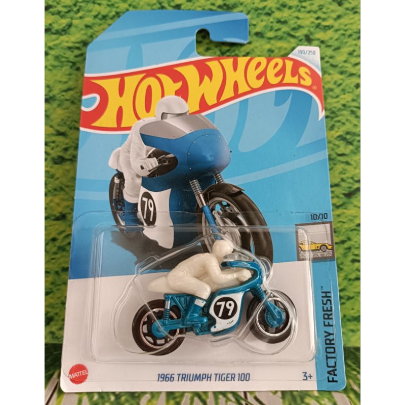 Jual HOT WHEELS 1966 TRIUMPH TIGER 100 SEPEDA MOTOR BIRU PUTIH | Shopee ...