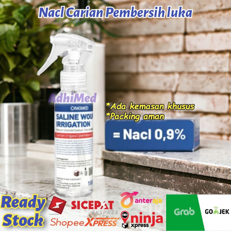 Jual nacl pembersih luka kemasan khusus / nacl pembersih luka spray ...