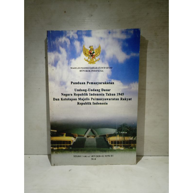 Jual BUKU PANDUAN PEMASYARAKATAN UNDANG-UNDANG DASAR NEGARA REPUBLIK INDONESIA 1945 | Shopee ...