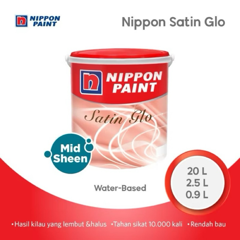 Jual Nippon Paint Satin Glo (Mixing) | Shopee Indonesia
