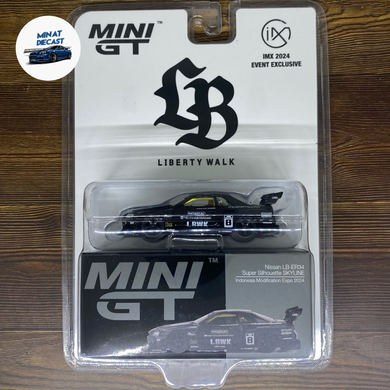 Jual Bundling Mini GT Nissan LB-ER34 Super Silhouette Skyline IMX 2024 ...