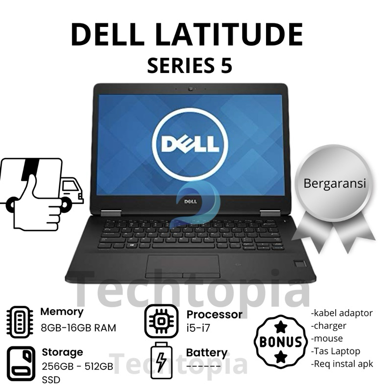 Jual DELL LATITUDE SERIES GENERASI 5 Core i5/i7 Mulus Bergaransi | Shopee Indonesia