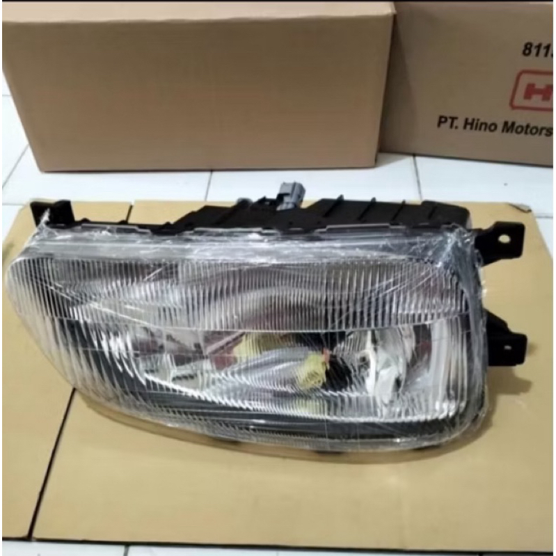 Jual HEAD LAMP ASSY LAMPU DEPAN RH HINO LOHAN 81110-E0180 ASLI LAMPU ...