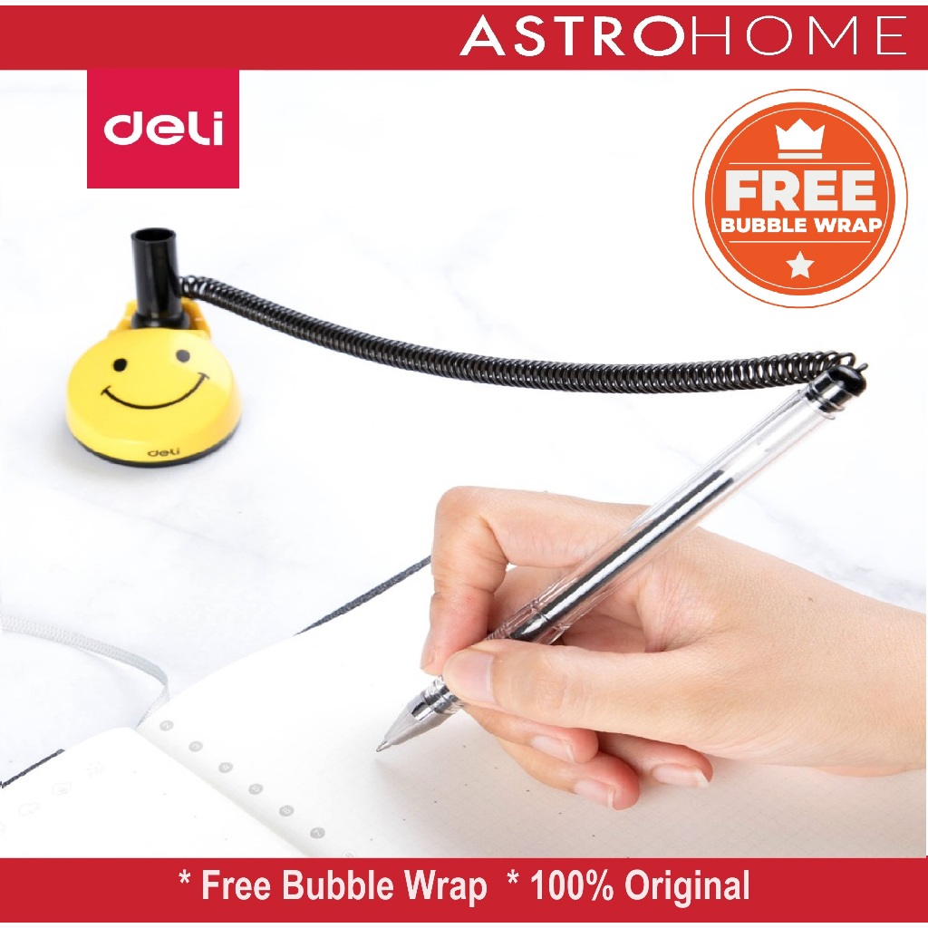 Jual Pulpen Ballpoint Desk Pen Stand Deli DAILY Ball Point Pen E6793 0 ...