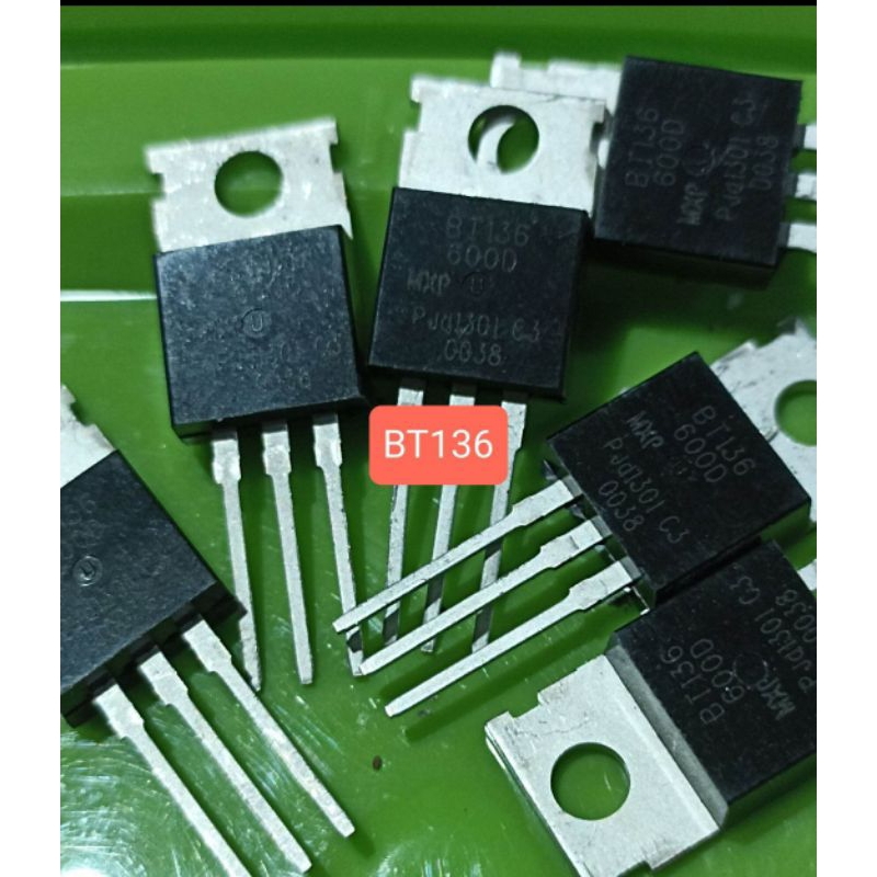 Jual TRANSISTOR BT136 600D BT 136 TRIAC TO220 600V 25A MOSFET BT136 | Shopee Indonesia