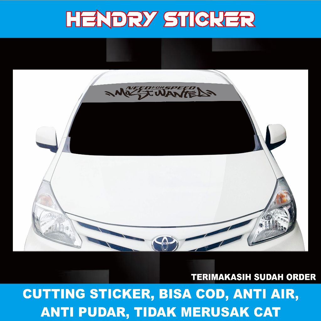 Jual Stiker Kaca Mobil Depan (Bisa Costum dan Request ) Bisa Untuk ...