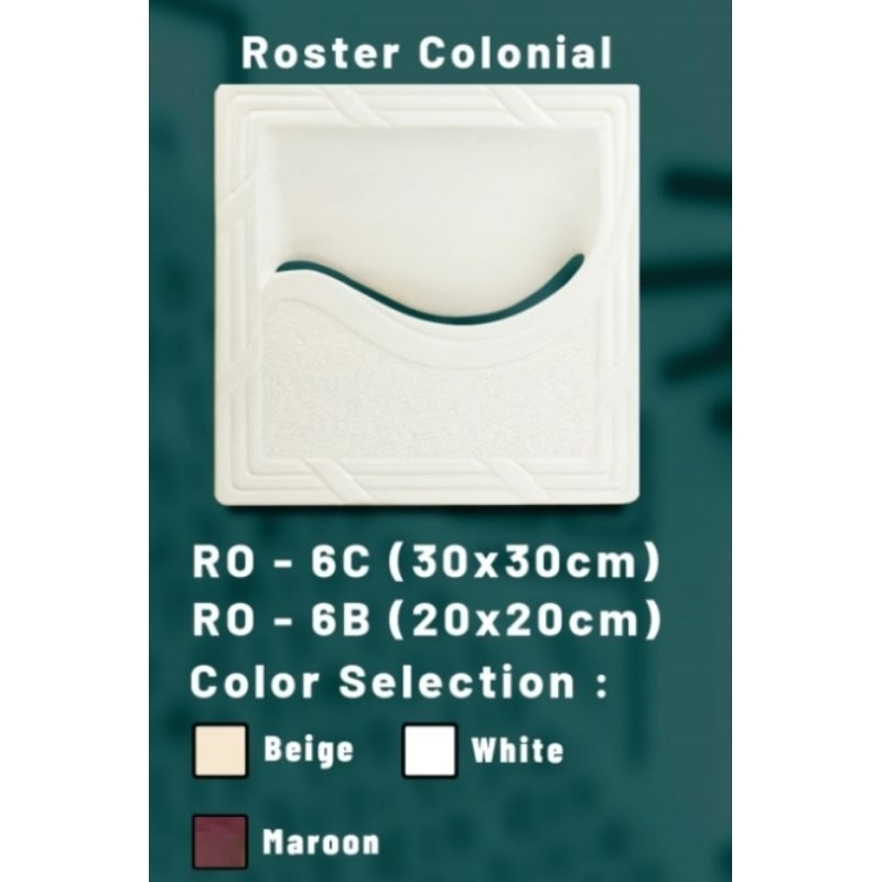 Jual TRISENSA ROSTER KERAMIK 20X20 6B (COLONIAL) | LOSTER KERAMIK 20X20 ...