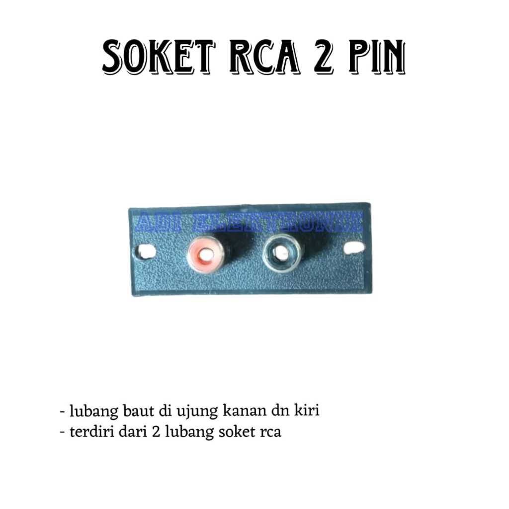 Jual SOKET RCA 2 PIN BIASA DAN SOKET RCA 4 PIN BELL | Shopee Indonesia
