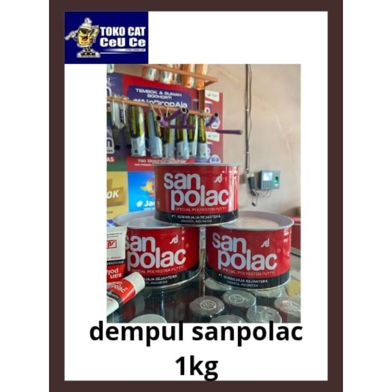 Jual DEMPUL PLASTIK SANPOLAC 1KG | Shopee Indonesia