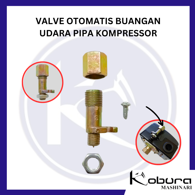 Jual Valve Otomatis Buangan Udara Pipa Pressure Switch Automatic Mesin ...
