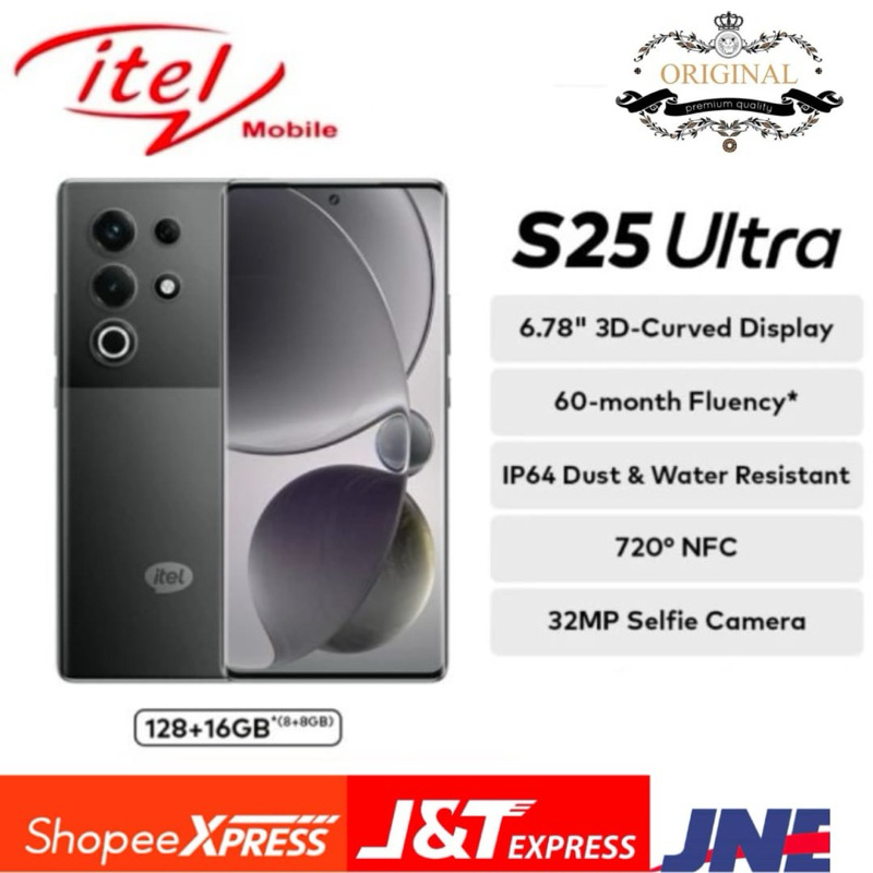 Jual ITEL S25 ULTRA RAM 8/128GB & RAM 8/256GB GARANSI RESMI | Shopee ...