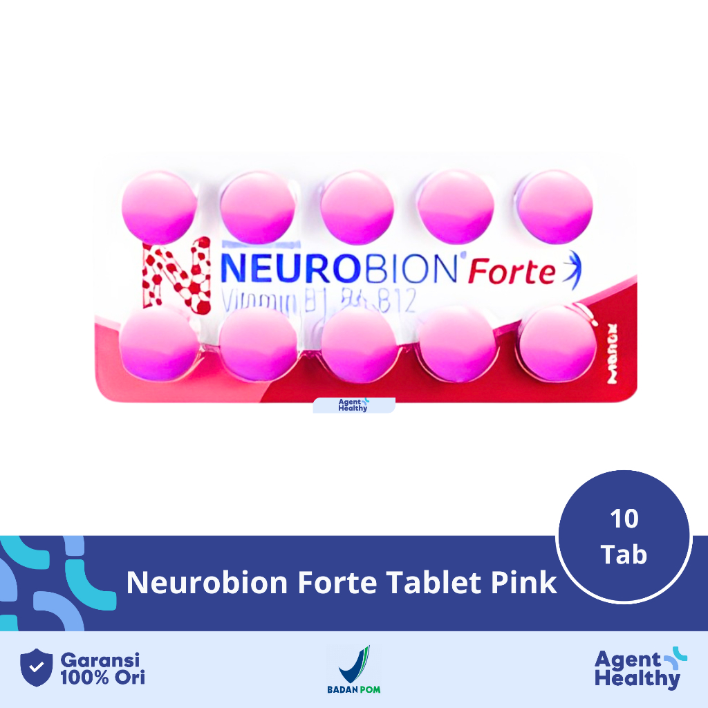 Jual Neurobion Forte Tablet Pink isi 10 Tablet - Mengatasi Kerusakan ...