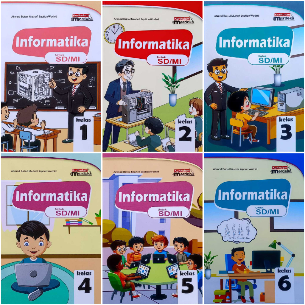 Jual TIK/Informatika SD/MI Kelas 1 2 3 4 5 6 Kurikulum Merdeka (Penerbit Wahana Karya Jaya ...