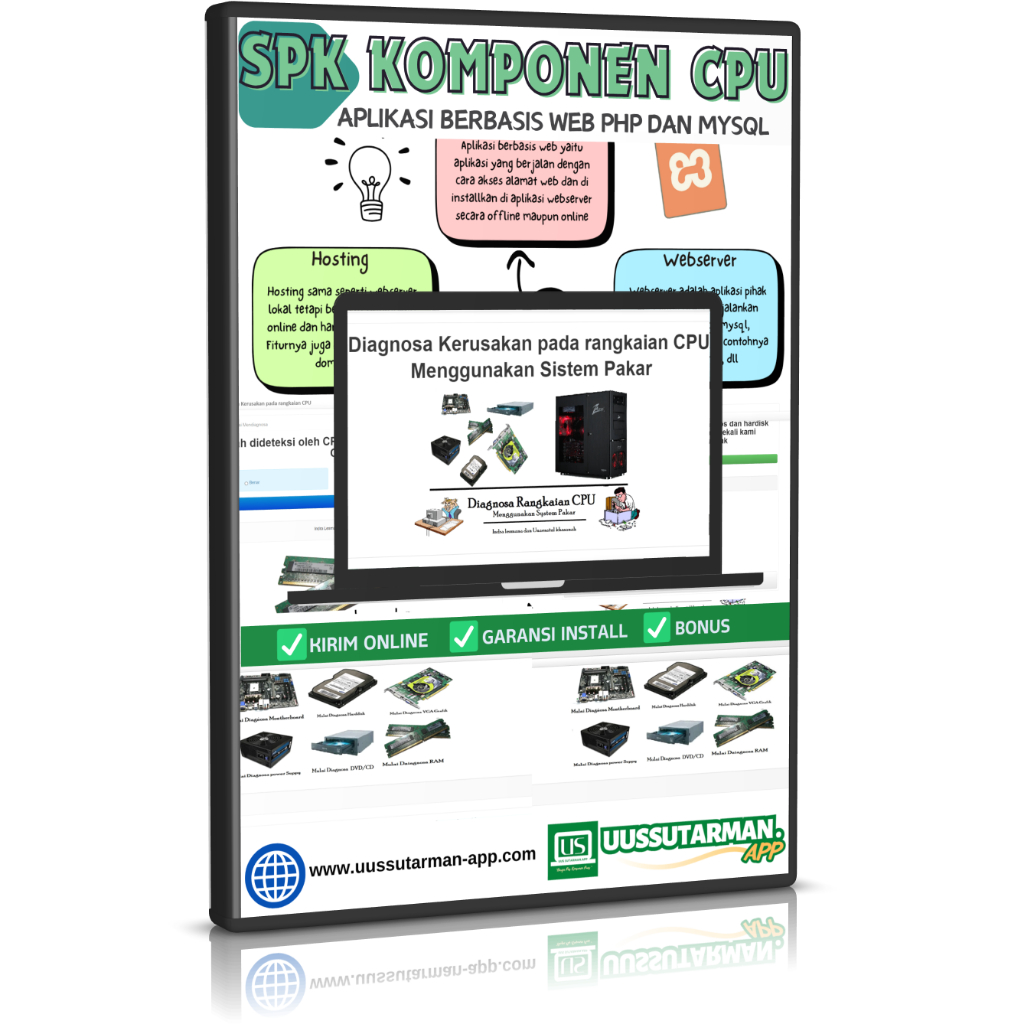 Jual aplikasi SPK diagnosa kerusakan komputer menggunakan sistem pakar berbasis web | Shopee ...