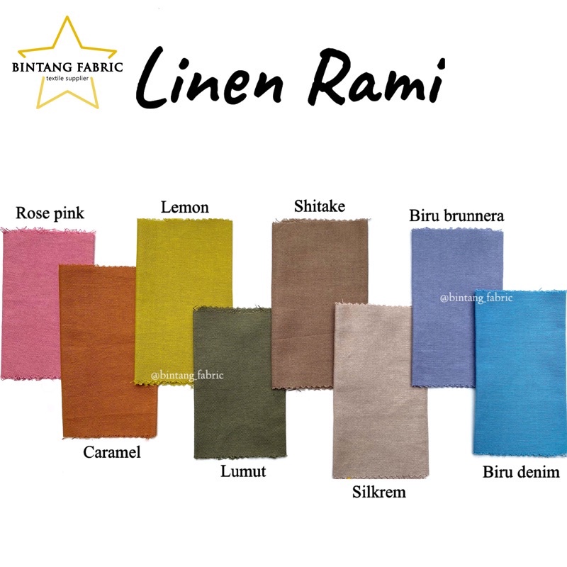 Jual Bahan Kain Katun Linen Rami 12 meter | Shopee Indonesia