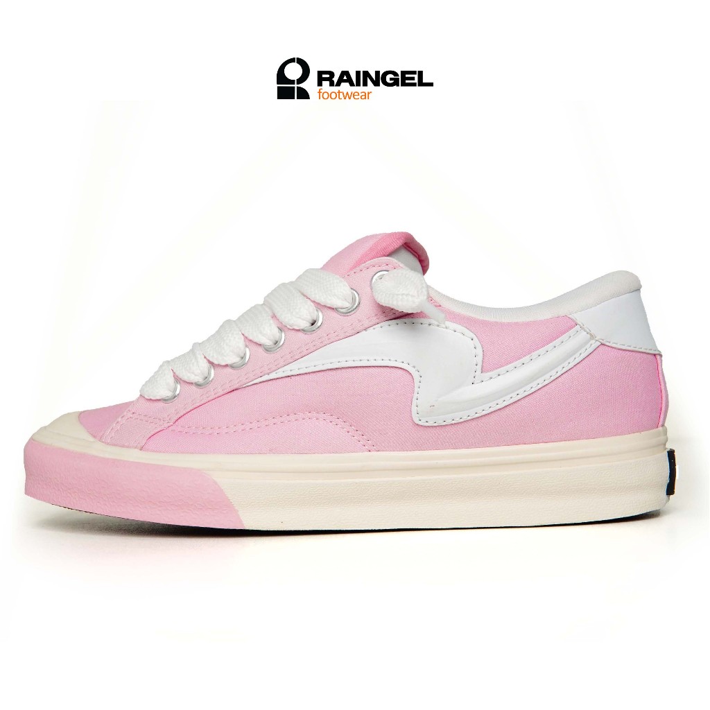 Jual RAINGEL BIGMAX WHITE PINK- Sepatu Local Brand Original - White ...