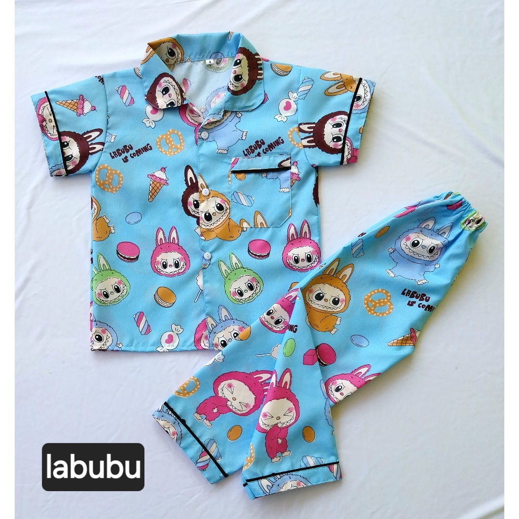 Jual BAJU TIDUR ANAK LABUBU BAJU PIYAMA ANAK LABUBU USIA 1-5 TAHUN ...