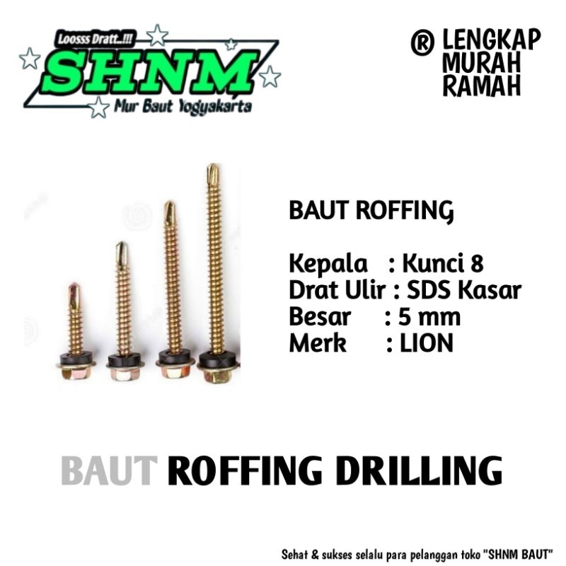 Jual Baut Roffing 12x35 (3,5 cm) | Shopee Indonesia