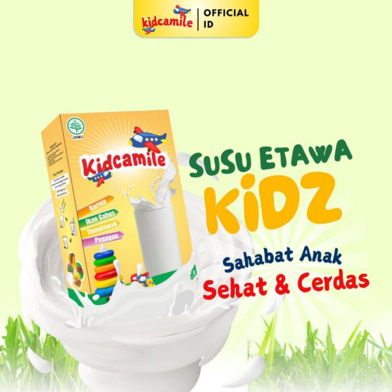 Jual Susu etawa for kids KidCamile susu gemuk anak herbal 210 gram ...