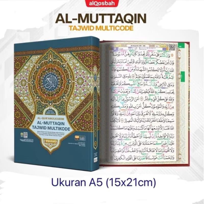 Jual Al Quran Al Muttaqin Tajwid Muticode A5 ( 15*21 ) CM Hard Cover Al ...