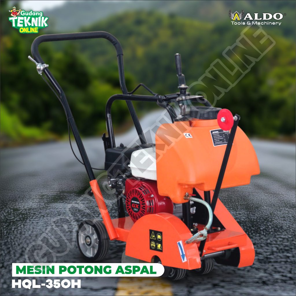 Jual Mesin Pemotong Aspal Beton ALDO HQL-350H / Aspal Concrete Cutter ...