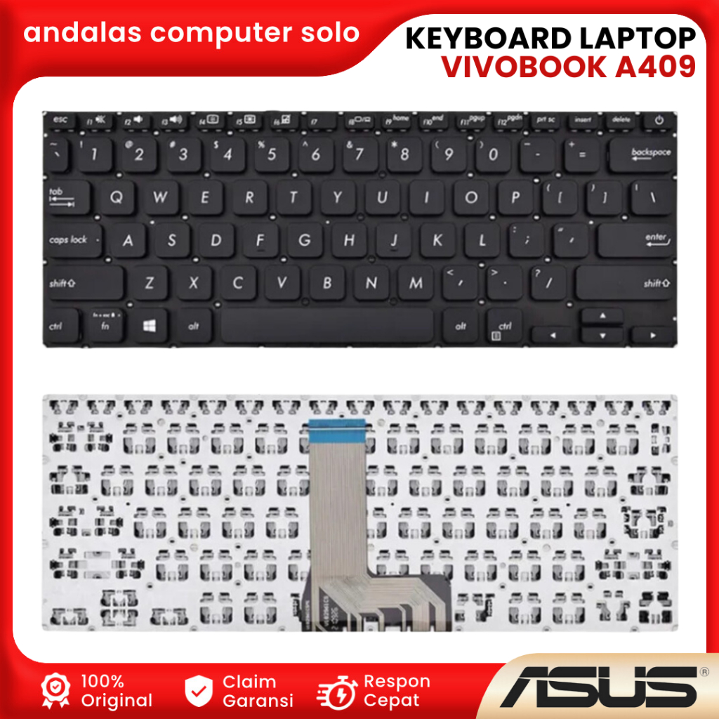 Jual KEYBOARD LAPTOP INTERNAL ASUS VIVOBOOK A409 X409 X409DA X409F ...
