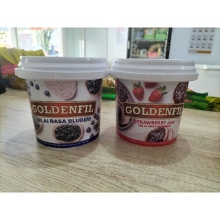Jual Selai Goldenfill Stroberi Bluberi 250gr LOS KEMASAN PLASTIK ...