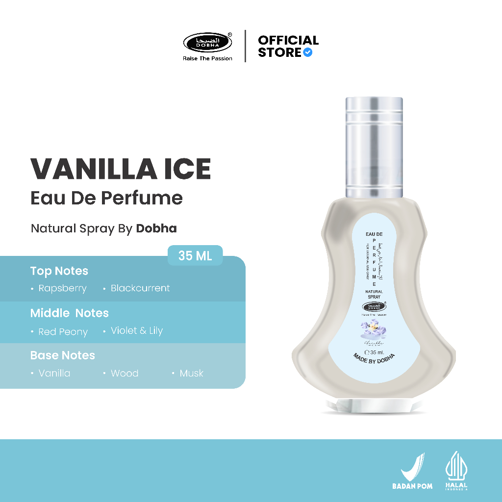 Jual Dobha Parfum VANILLA ICE - Parfum BPOM Halal Pria dan Wanita Wangi ...