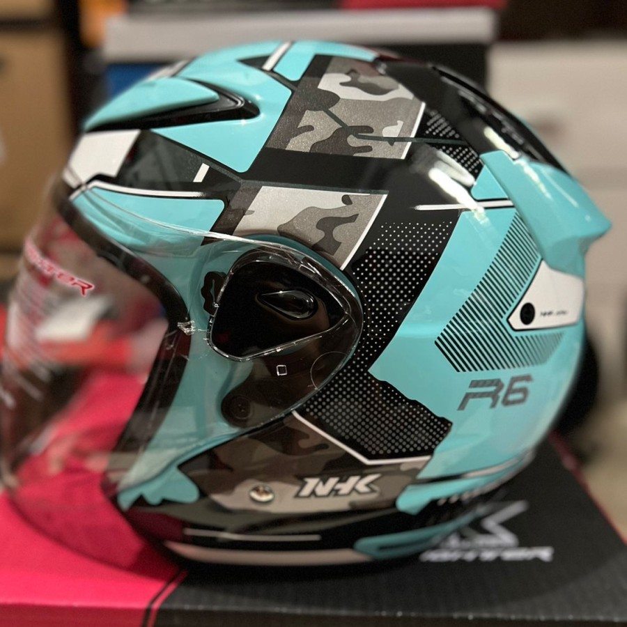 Jual NHK R6 ELLIES SINGLE VISOR | Shopee Indonesia