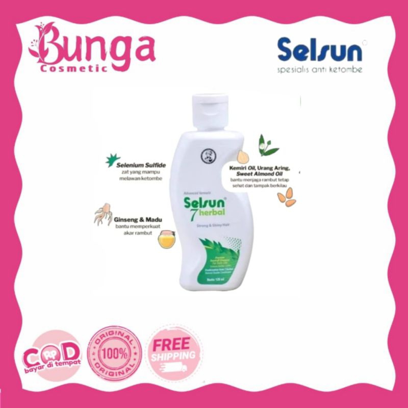 Jual Selsun Shampoo 7 Herbal 120ml/60ml/200ml | Shopee Indonesia