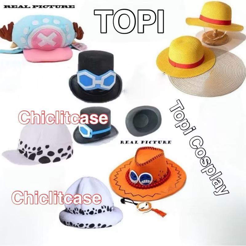 Jual Topi one piece/admiral/bajak laut/copper/ace/lufy anime | Shopee ...