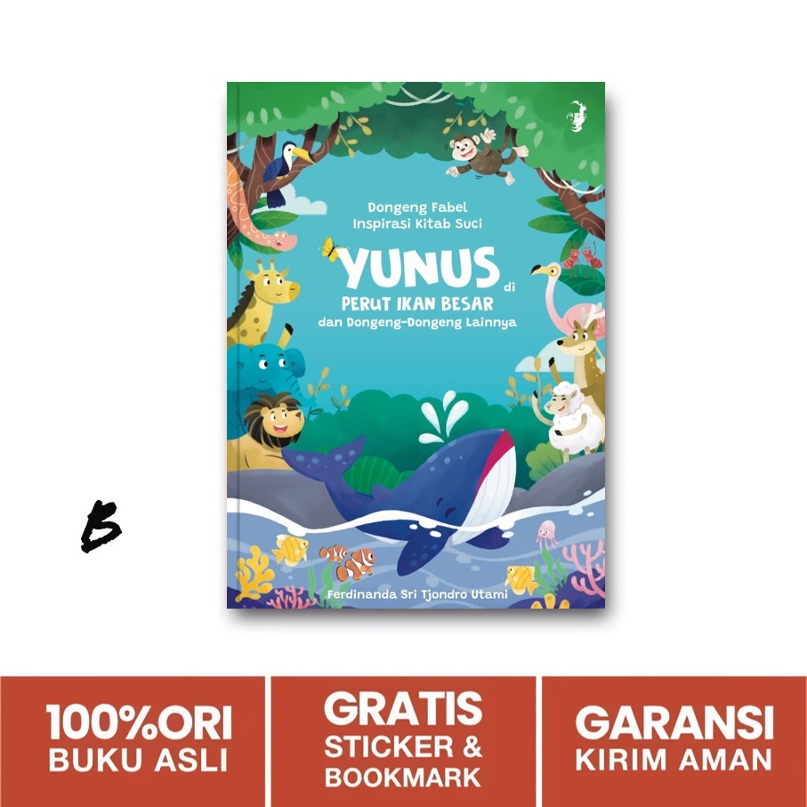 Jual Buku Dongeng Fabel Inspirasi Kitab Suci Yunus Di Perut Ikan Besar ...