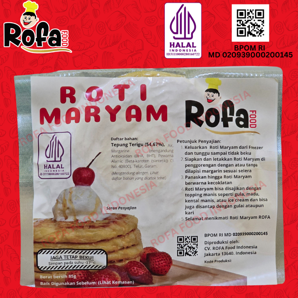 Jual Roti Maryam ROFA Original Kemasan Premium Vacuum | Shopee Indonesia