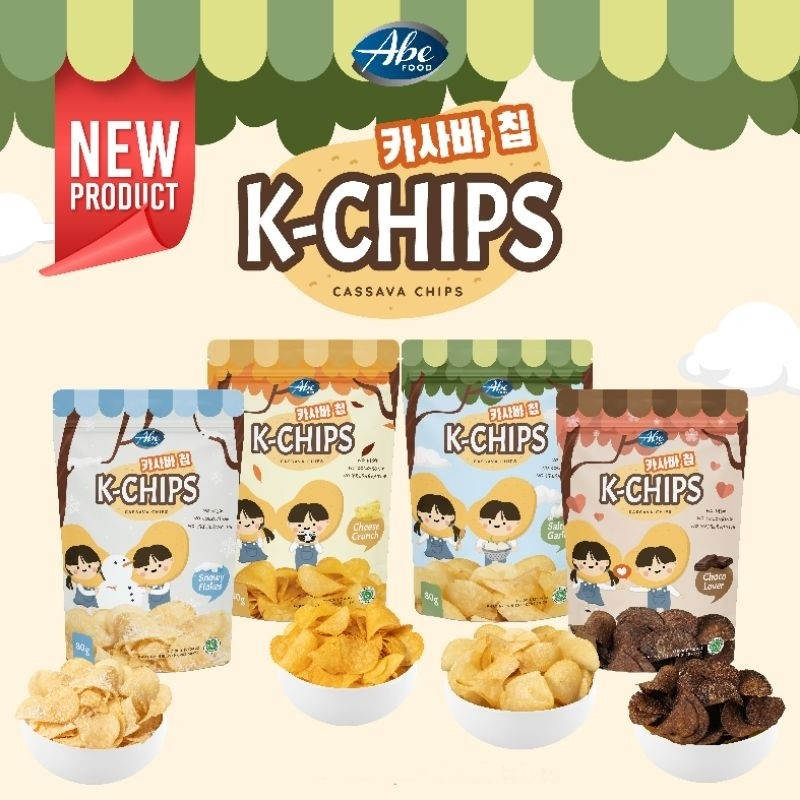 Jual Abe Food K-Chips Cassava Chip 80g Snack anak | Shopee Indonesia