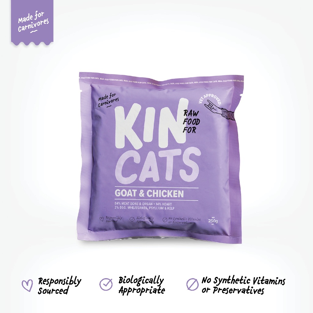 Jual KIN DOG FOOD Goat & Chicken Cat Food 250g | Shopee Indonesia