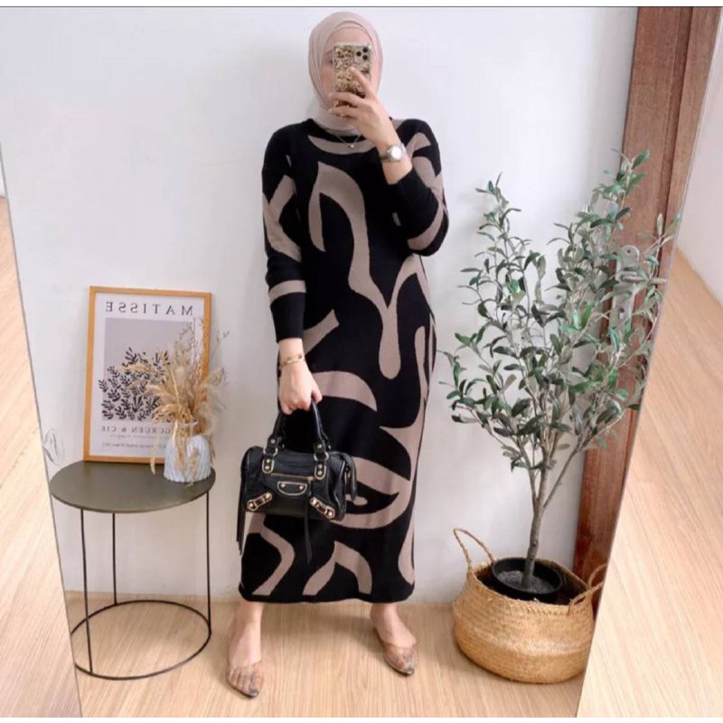 Jual ERINA GAMIS RAJUT WANITA PREMIUM TERBARU | PAKAIAN KNIT PEREMPUAN ...