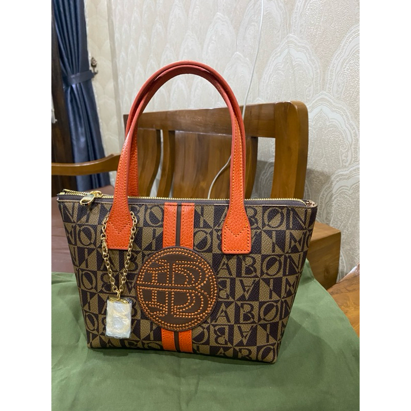 Jual BONIA TOTE MONOGRAM (NEW) | Shopee Indonesia