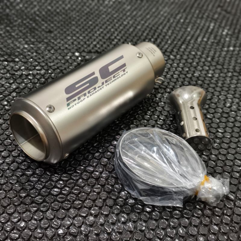 Jual Silincer Knalpot SC-Project CR-T Import Inlet 60 61 | Shopee Indonesia