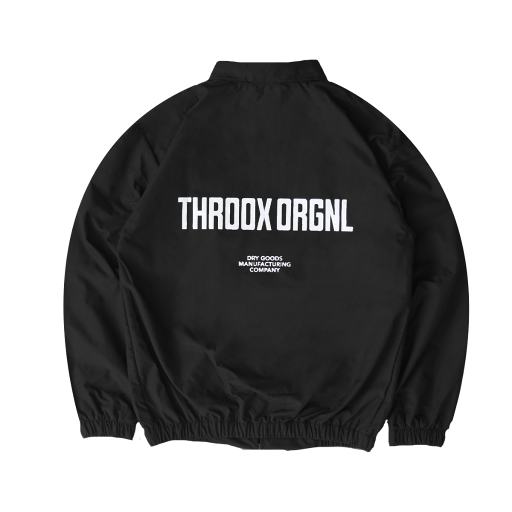 Jual Throox Coach Jacket Windbreaker hitam || THRX Havertz Black ...